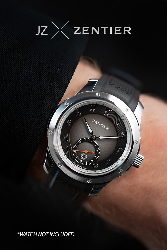 Z2 x JZ - Limited Edition Rubber Strap BLACK – ZENTIER